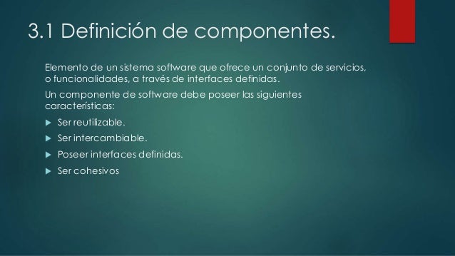 Componentes y Librerías - Tópicos avanzados de programación.