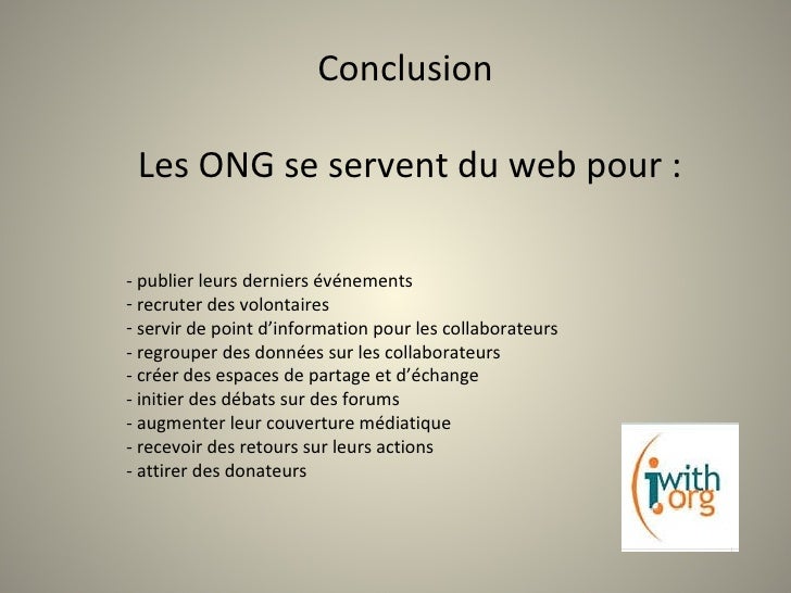 Outils de communication pour les ONG