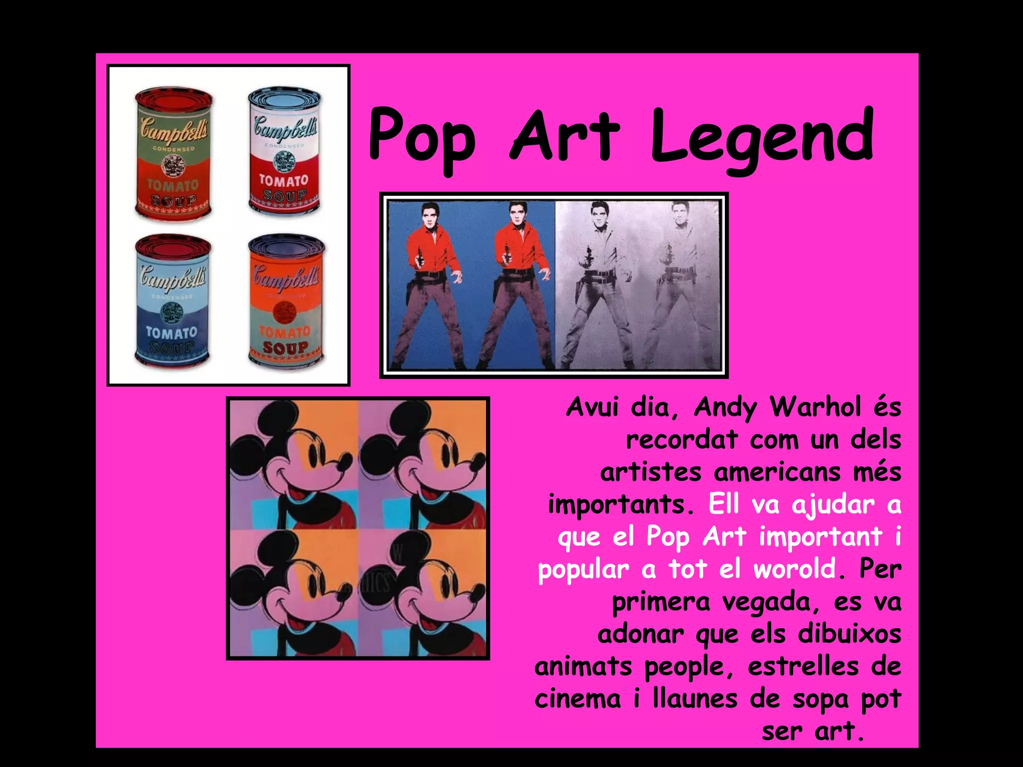 Diapositives andy warhol | PPT
