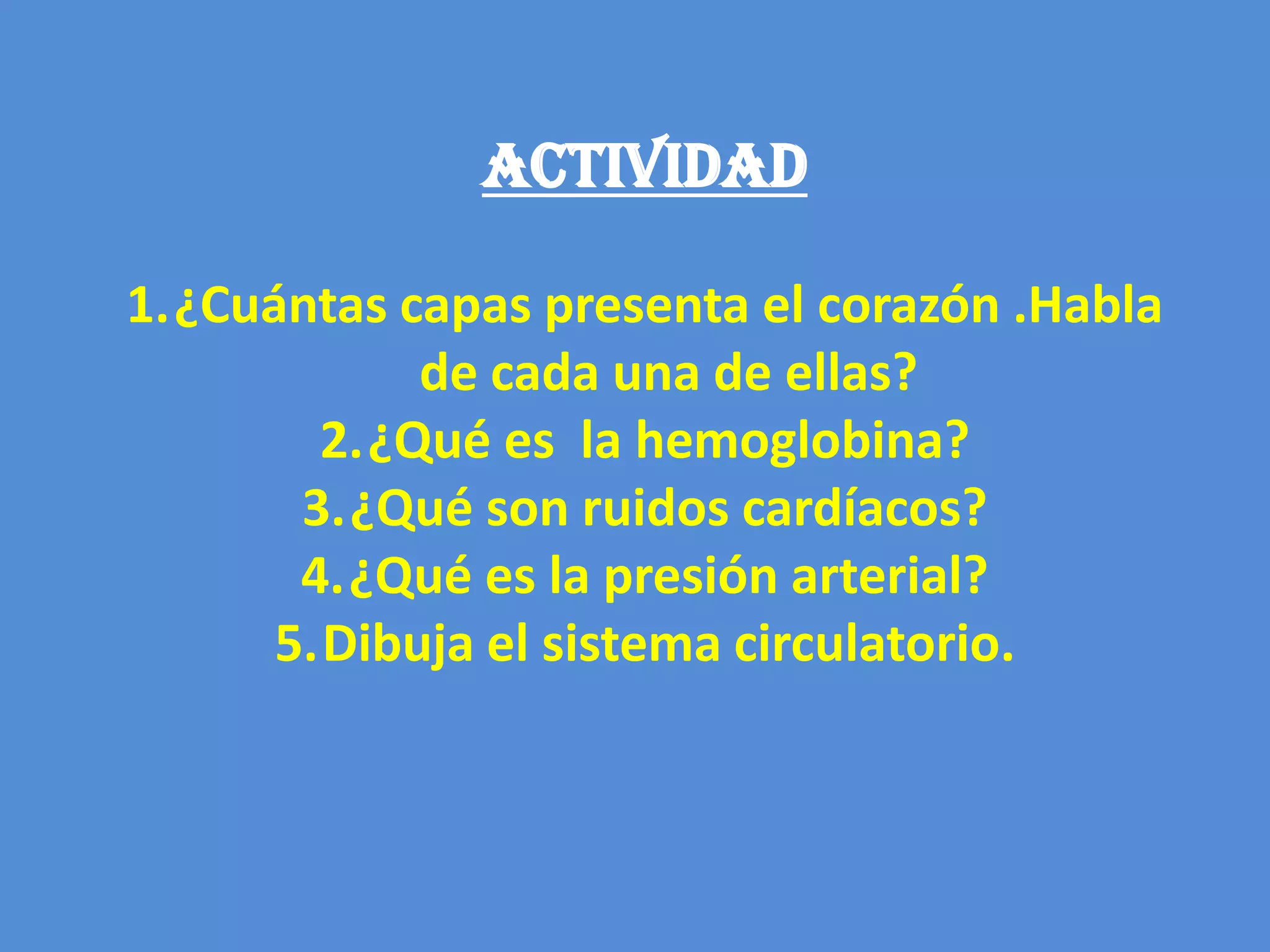 Diapositivas del Sistema Circulatorio | PPTX
