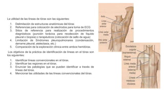 ANATOMIA DE ESPACIO INTERCOSTAL Y MEDICIÓN DE PULSO ARTERIAL | PPTX