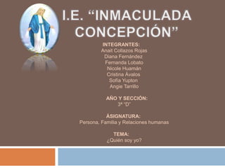 Diapositiva quien soy yo | PPTX