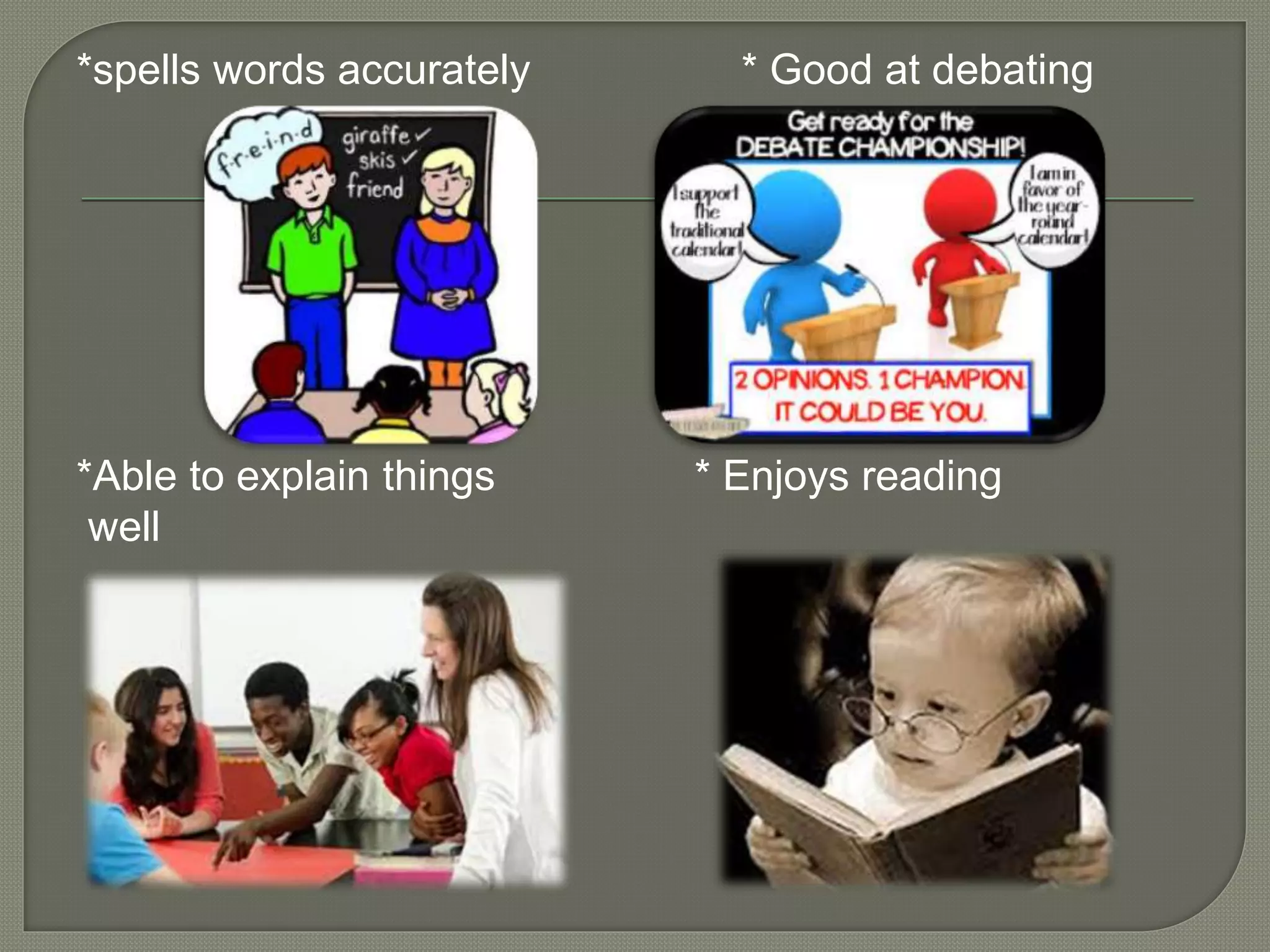 Verbal linguistic intelligence | PPTX