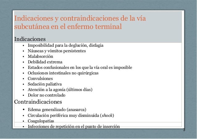 via subcutanea uso en Atención Primaria