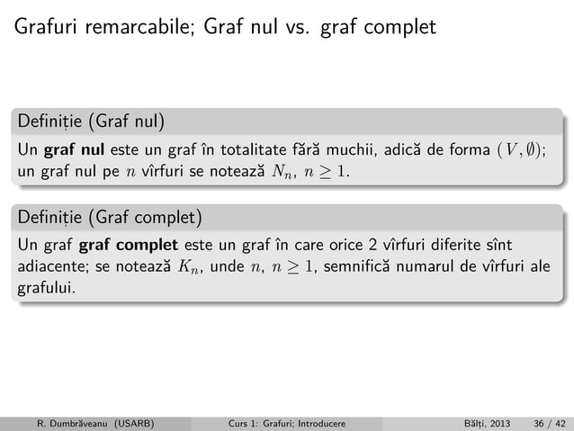 Curs 1: Grafuri; Introducere | PDF