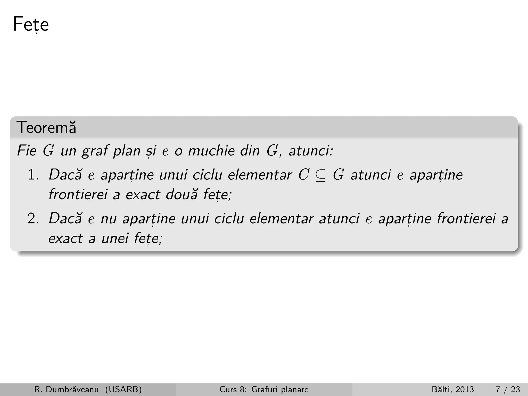 Curs 8: Grafuri planare | PDF