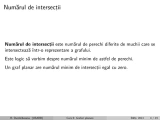 Curs 8: Grafuri planare | PDF