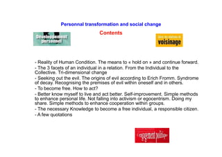 NV. — 09. Personal transformation and social change | PPT