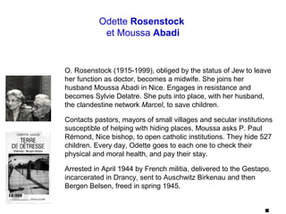 History and actors of nonviolence. — 08. The Righteous among the ...