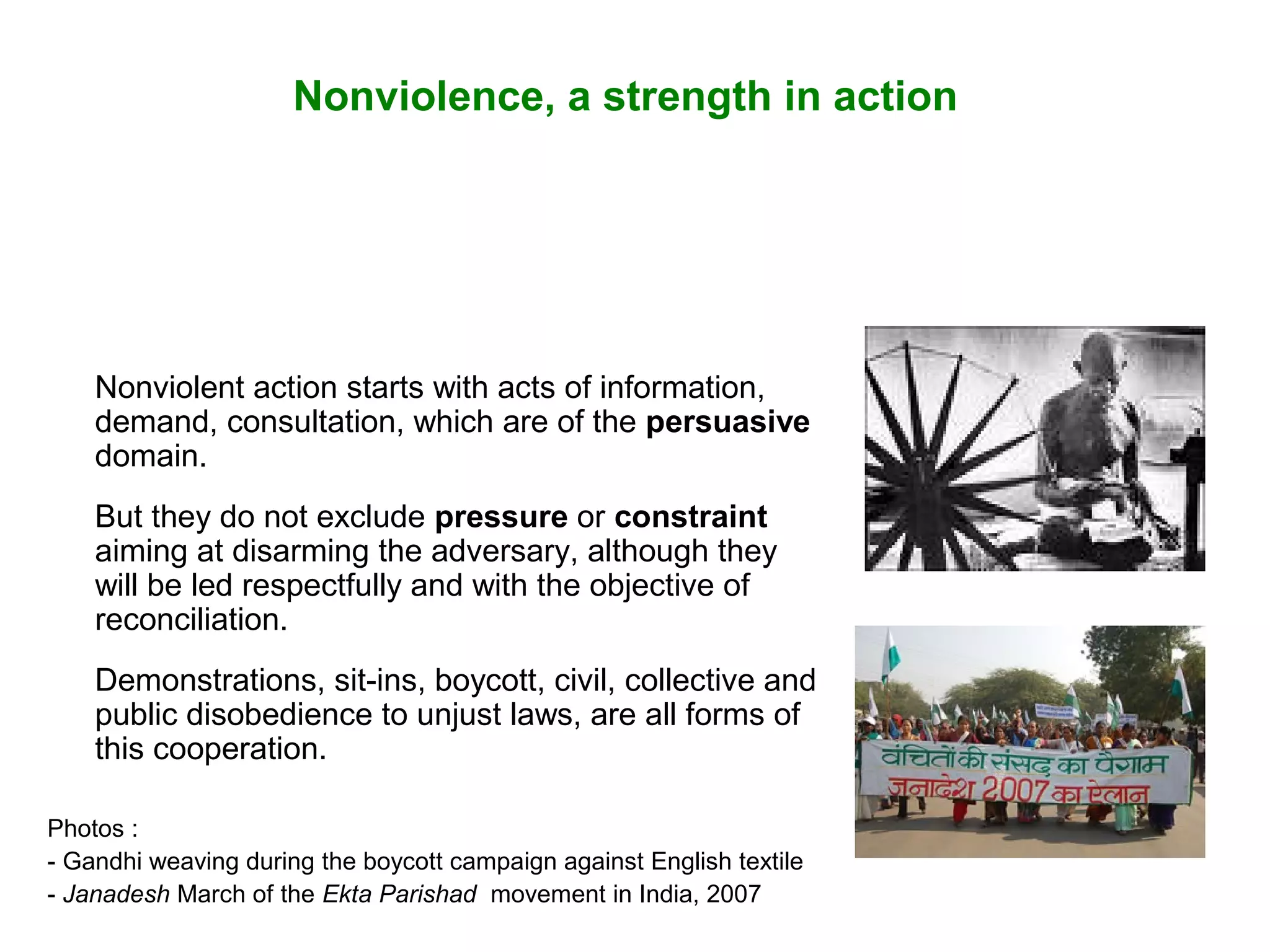 What is nonviolence? | PPT
