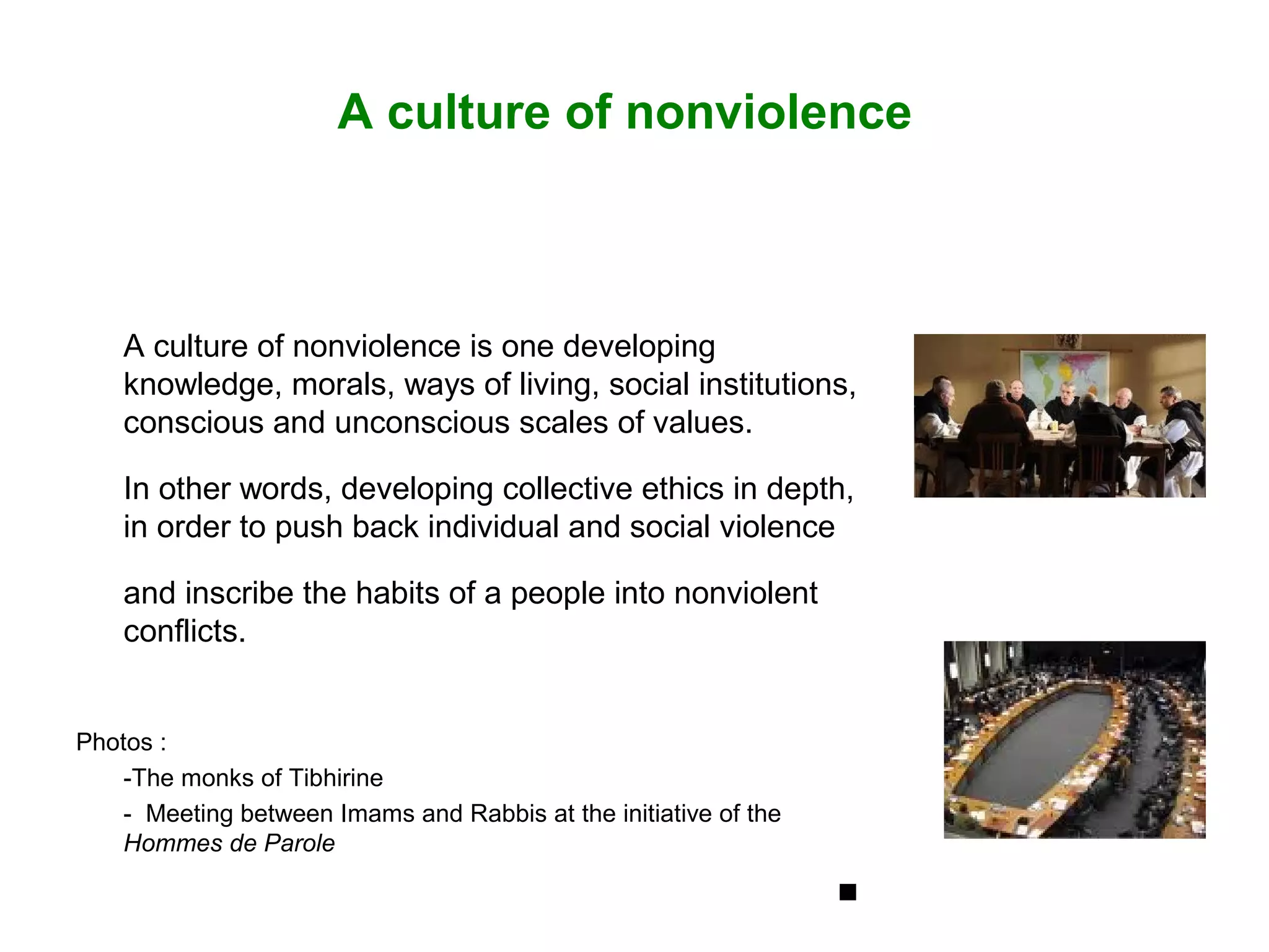 What is nonviolence? | PPT