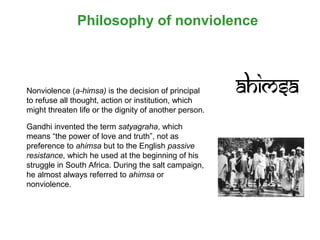 What is nonviolence? | PPT