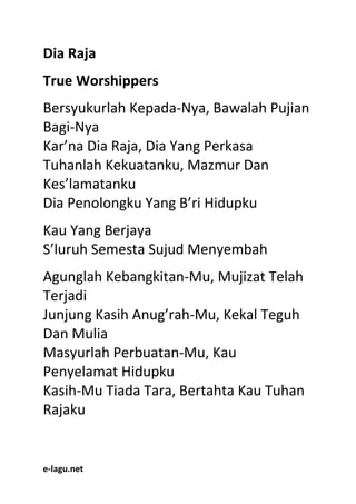 Dia raja | PDF