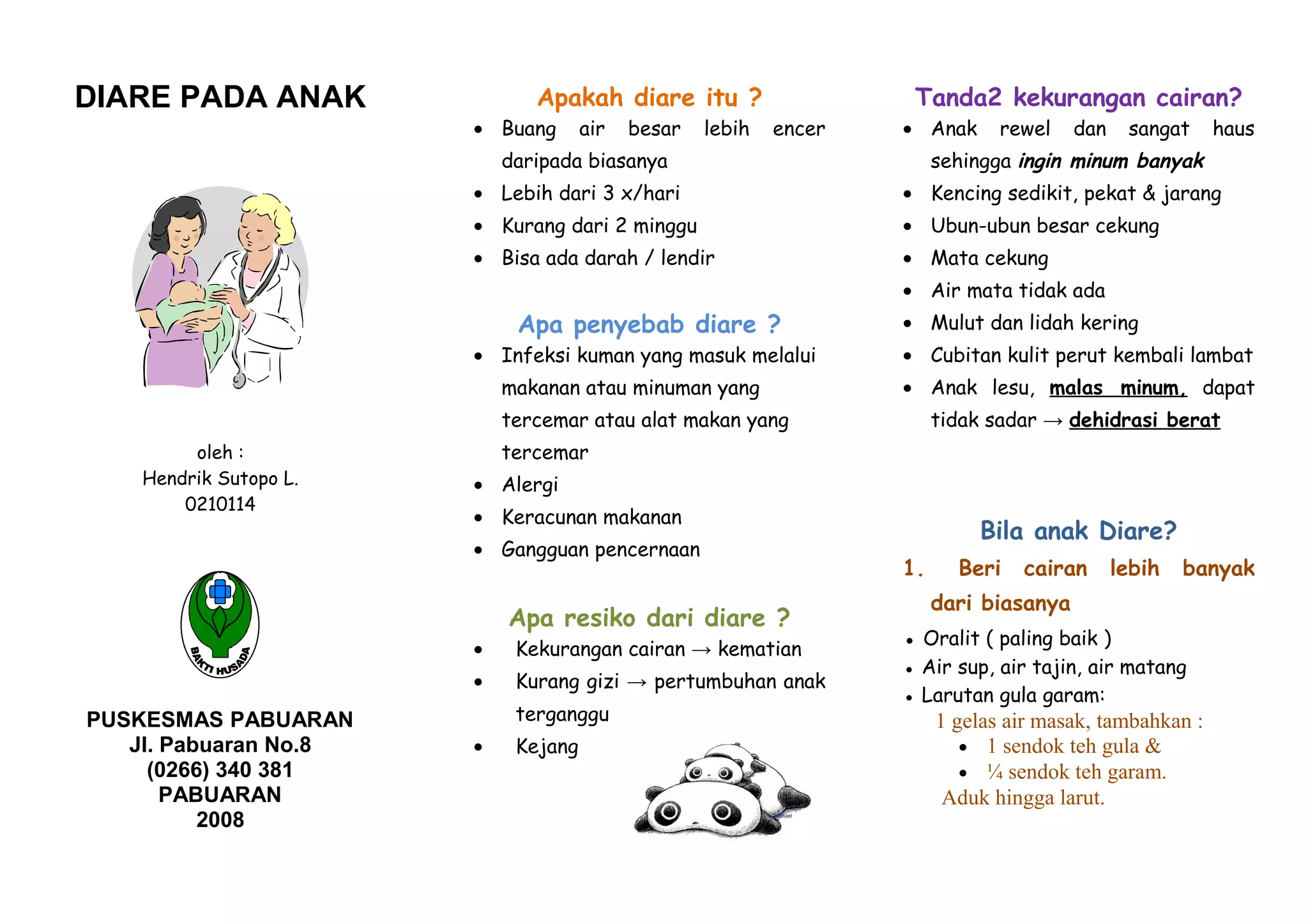 Diare - penyuluhan | DOC