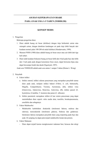Diare usia 1 3 tahun= | PDF