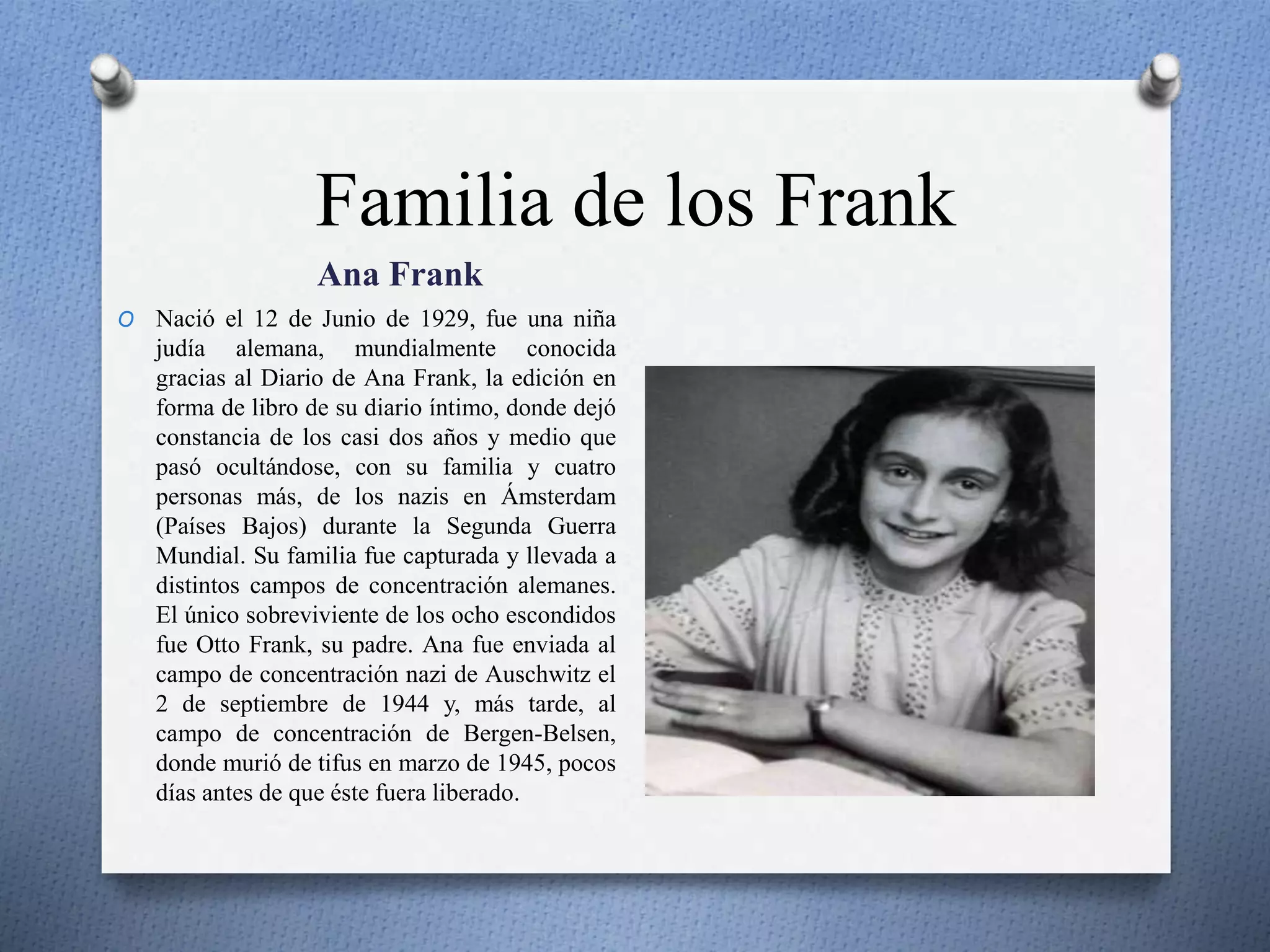 Diario de Ana Frank | PPTX
