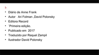Diario de anne frank quadrinhos | PPT