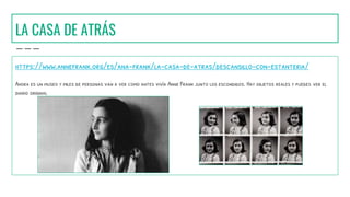 Diario de anne frank claudia | PPTX