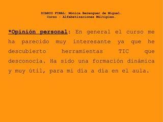 Diario final | ODP