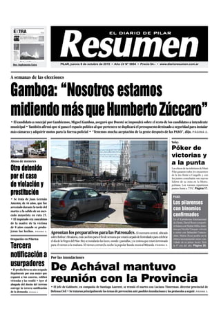 Diario Resumen 20151008 | PDF