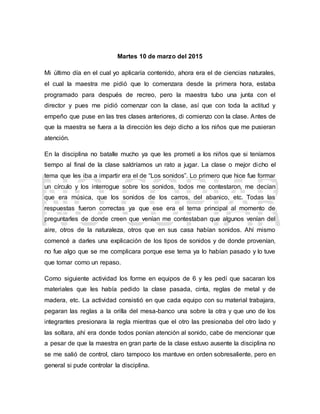 Diarios de clase | DOCX