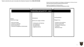 Diagnóstico y tratamiento de la diarrea infecciosa.- IDSA 2017- 2026- | PDF