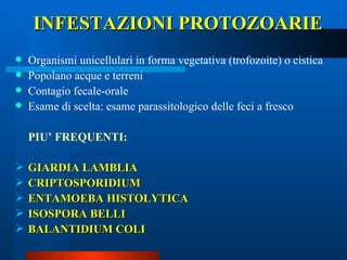 Diarree infettive 2 (protozoi miceti) | PPT