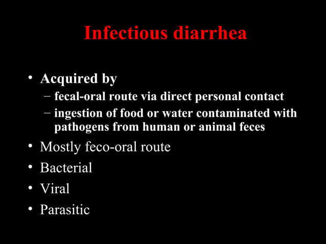 Diarrhea clinical diagnosis | PPT