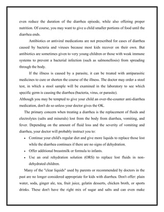 Diarrhea | DOCX