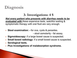 Diarrhea | PPT