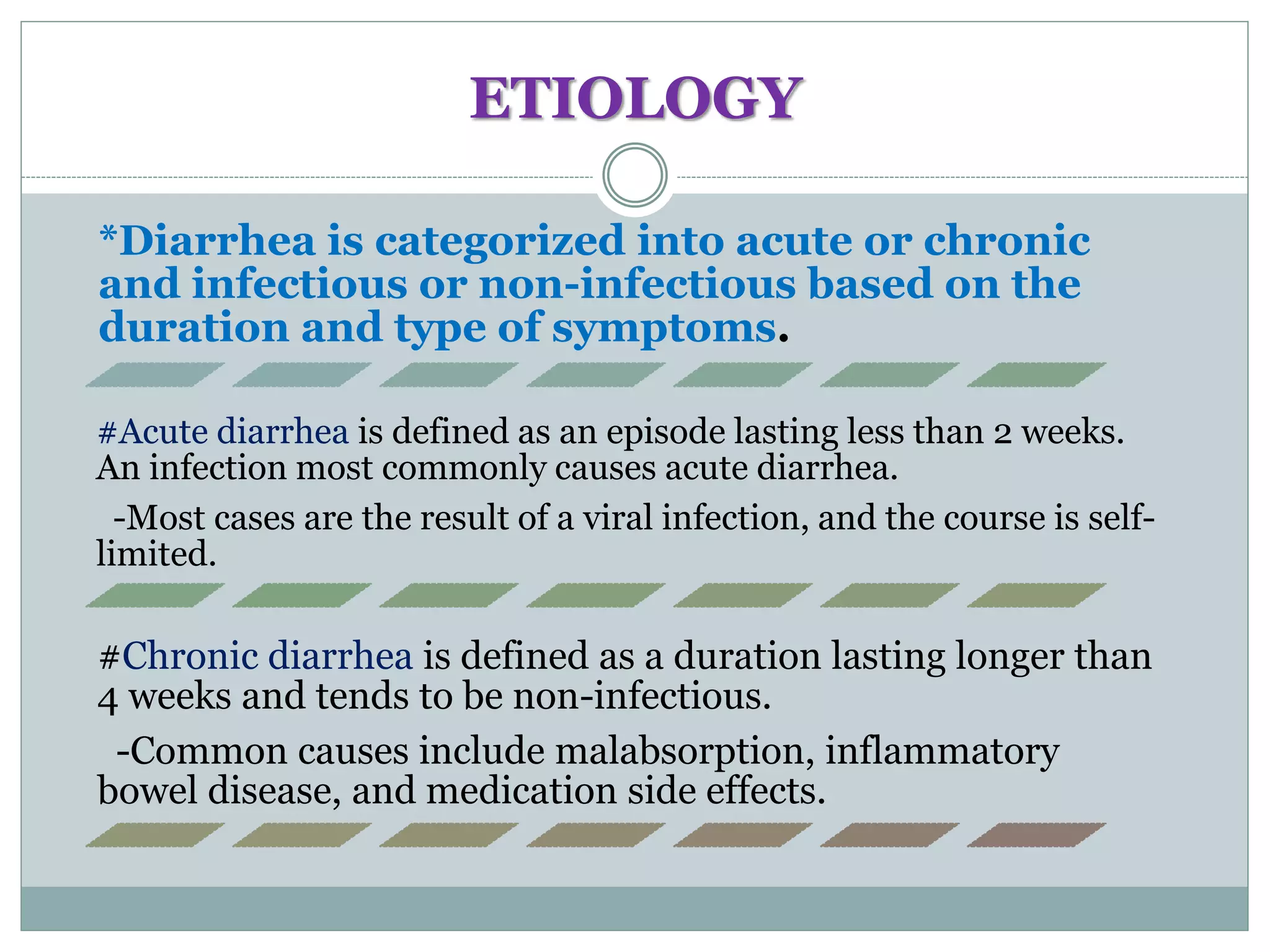 Diarrhea | PPTX