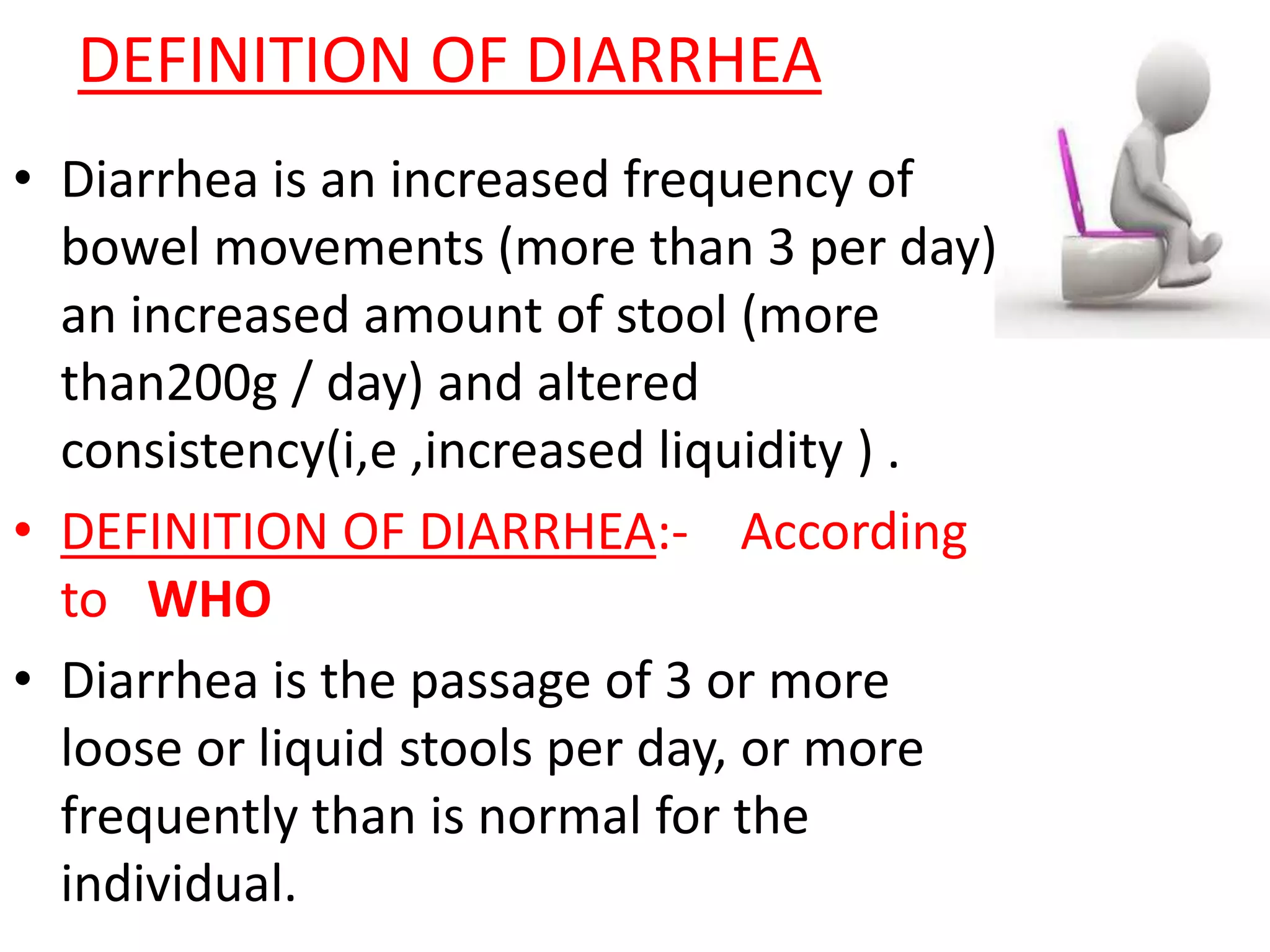 Diarrhea Slide share | PPTX