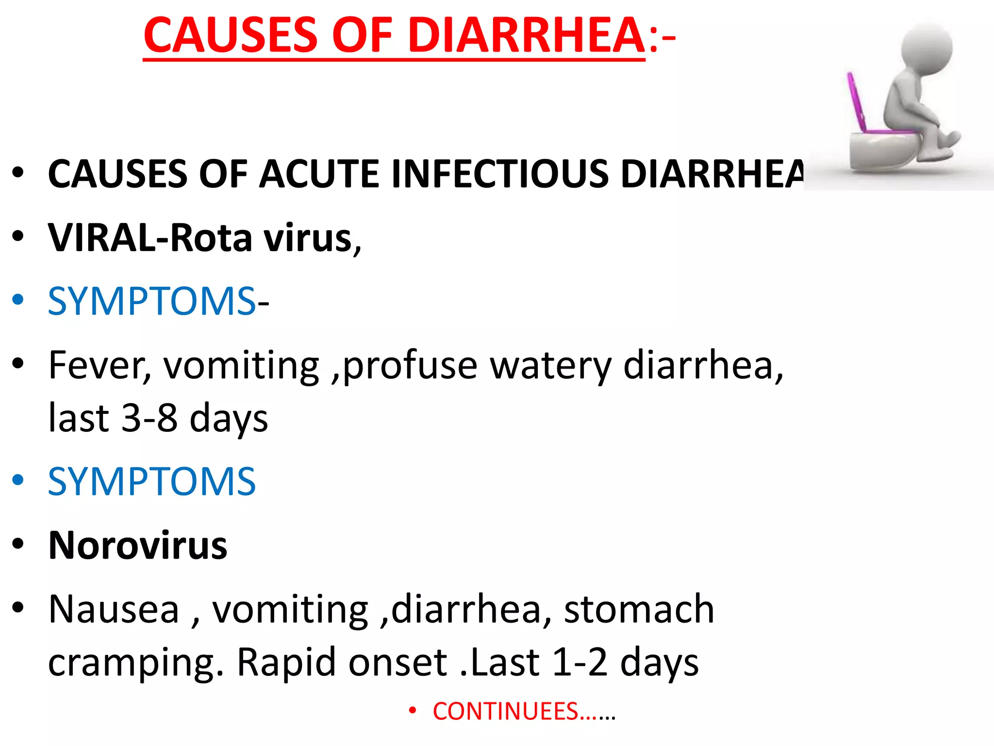 Diarrhea Slide share | PPTX