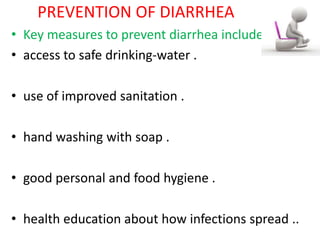 Diarrhea Slide share | PPTX