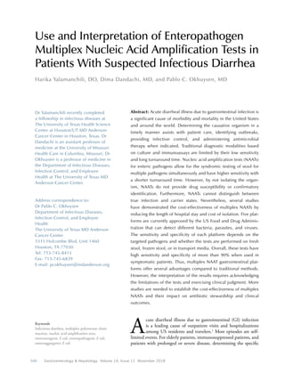 Diarrhea | PDF