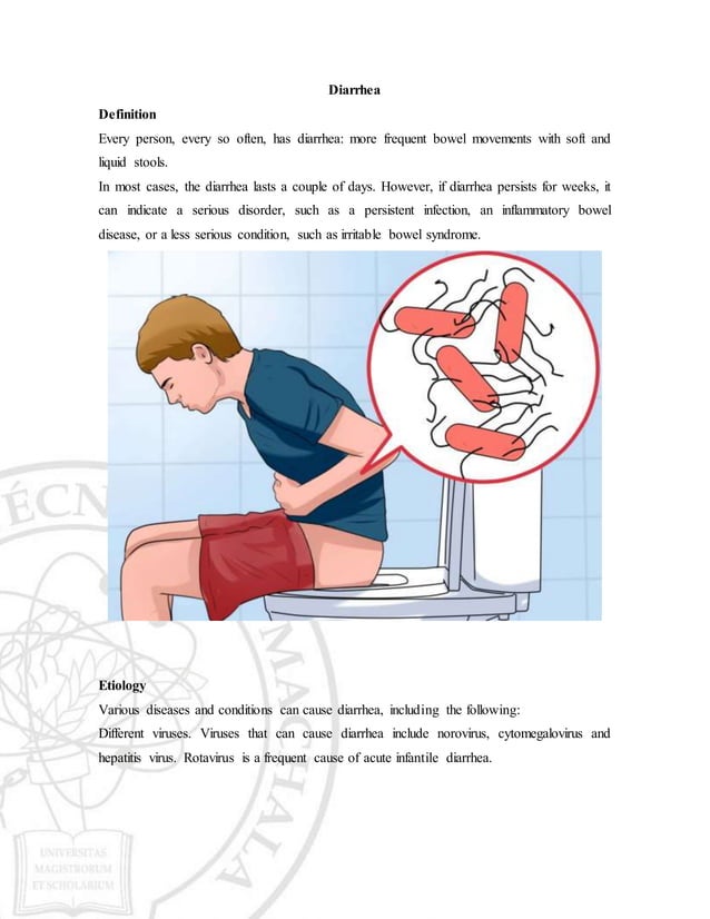 Diarrhea | DOCX | Digestive Disorders | Diseases and Conditions