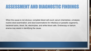 Diarrhea- easy ppt for Nurses | PDF