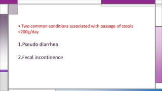 Diarrhea - a detailed study (symptoms, management ,all medical aspects ...