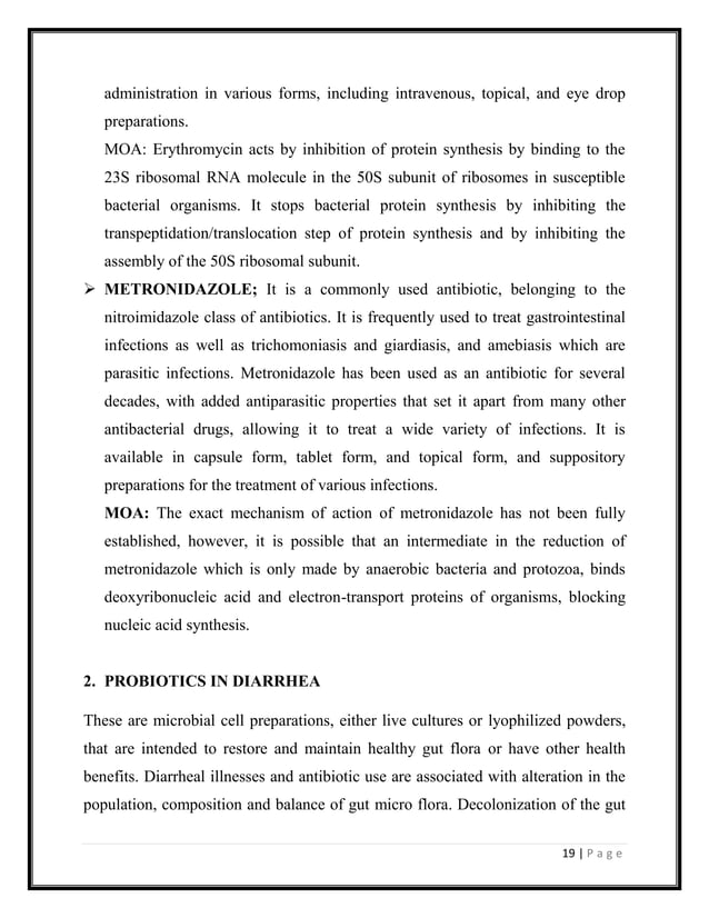 DIARRHEA.pdf | Digestive Disorders | Diseases and Conditions