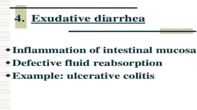 DIARRHEA slideshare in medical | PPT