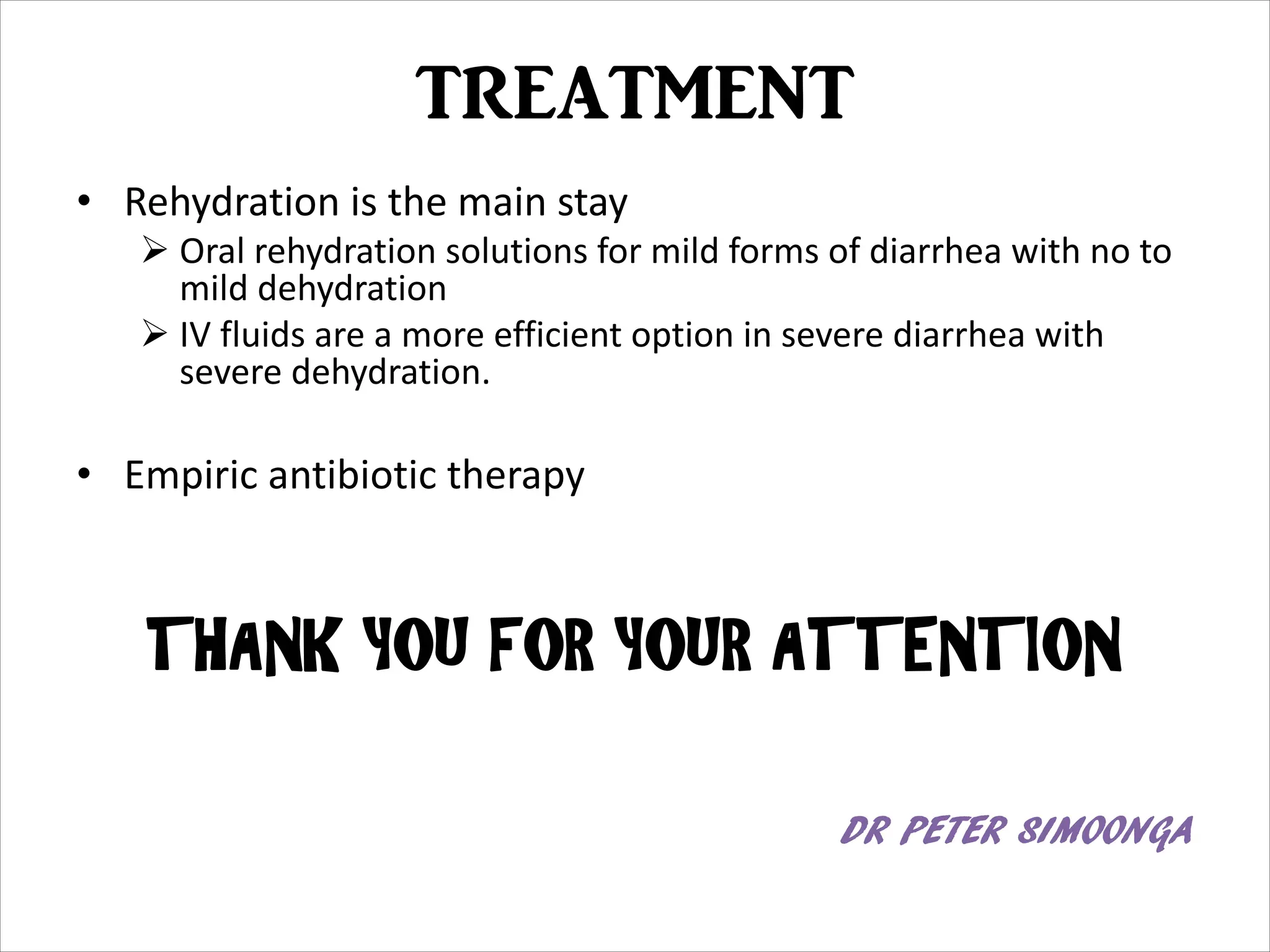 DIARRHEA pathophysiology and management. | PDF