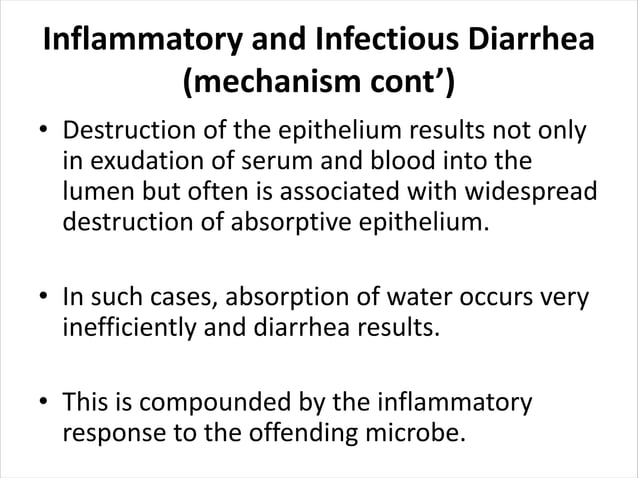 DIARRHEA pathophysiology and management. | PDF