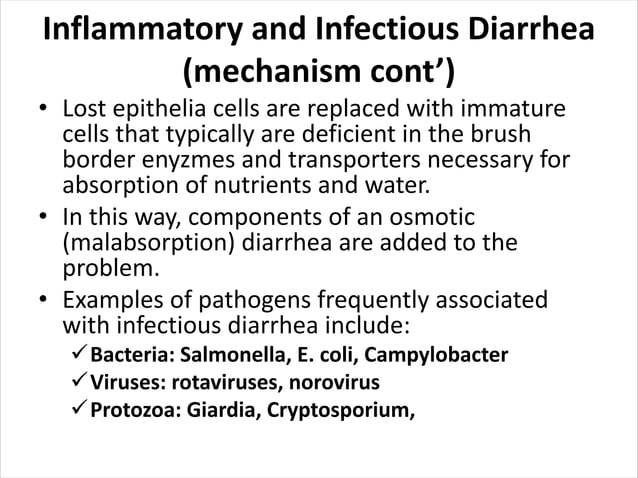 DIARRHEA pathophysiology and management. | PDF