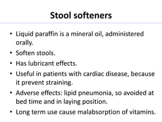 Diarrhea and constipation | PPTX