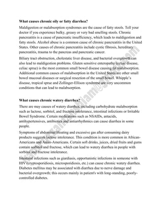 Diarrhea & cholera | PDF