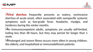 Different causes of diarrhea and dysentry | PPTX