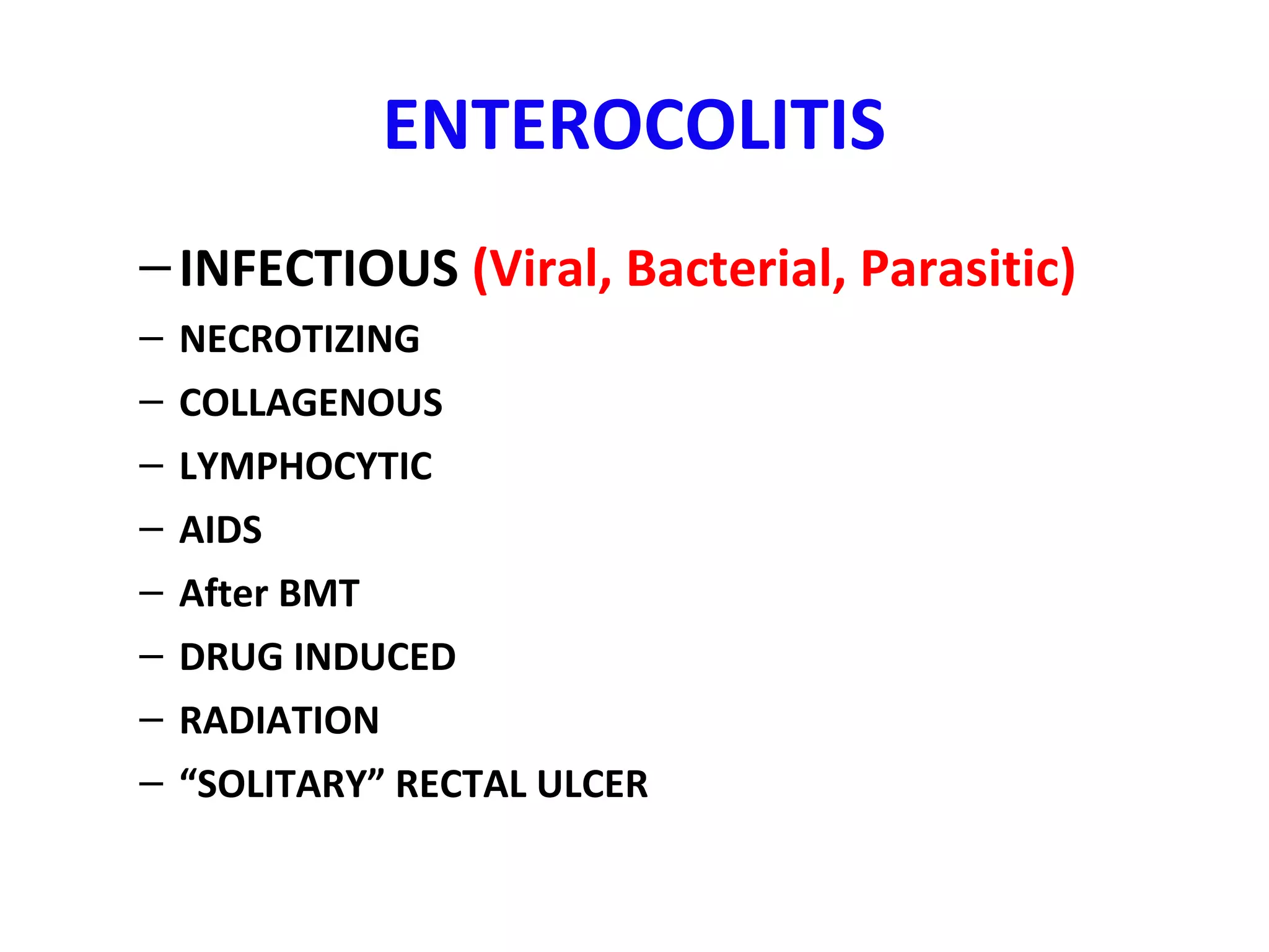 Diarrhea & Enterocolitis | PPT