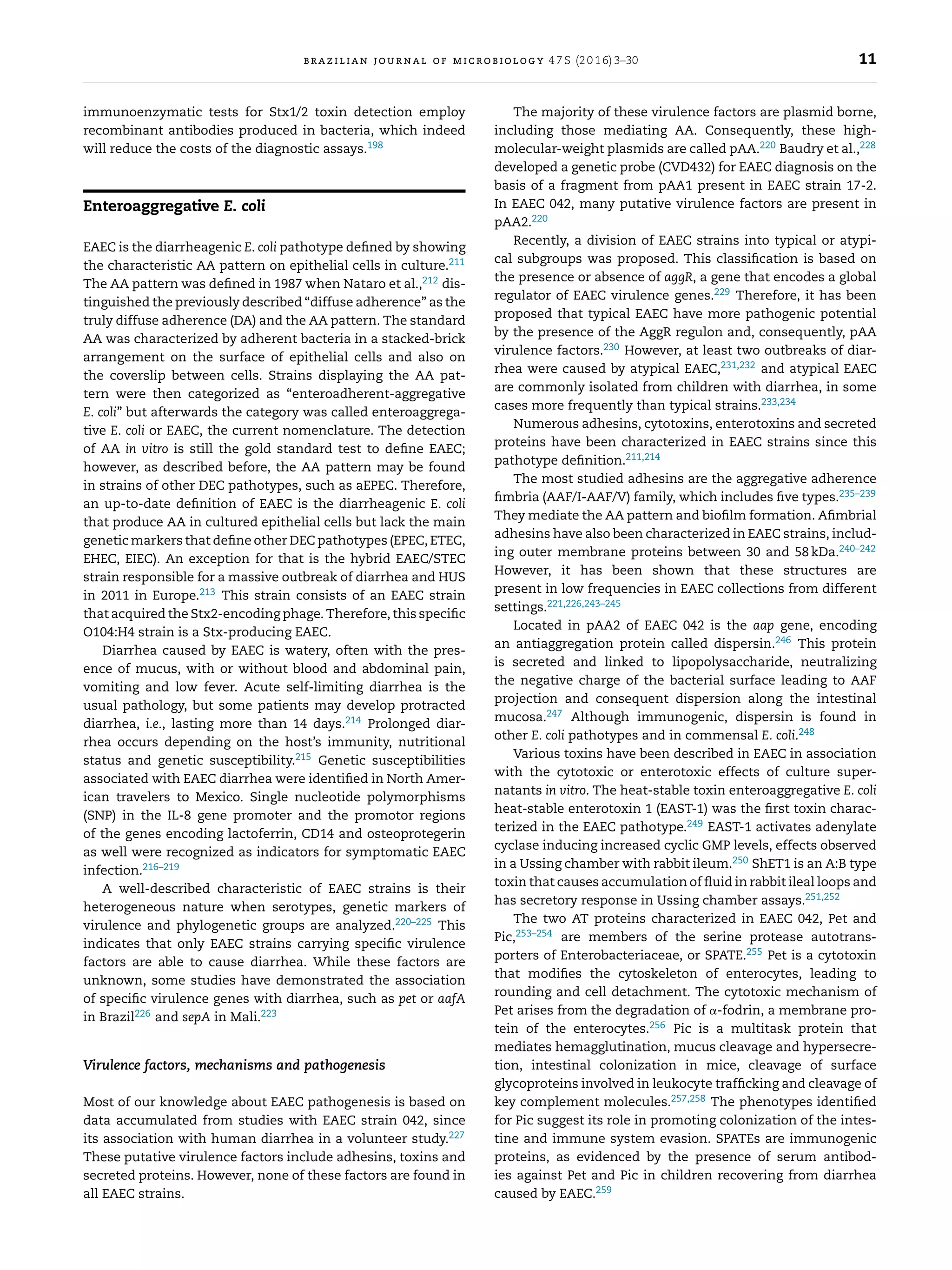 Diarrheagenic escherichia coli | PDF