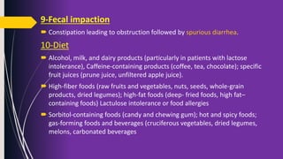 Diarrhea in cancer patients | PPTX