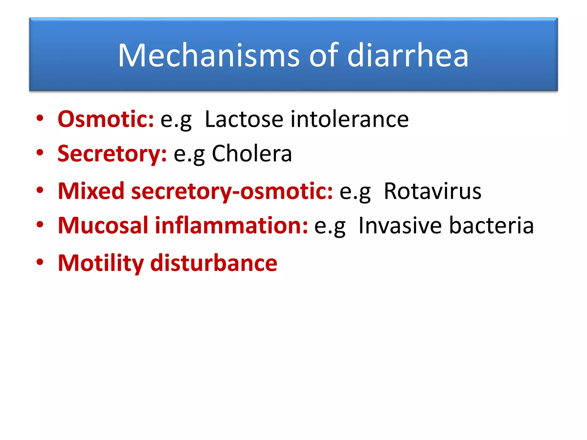 Diarrhea in children | PPTX